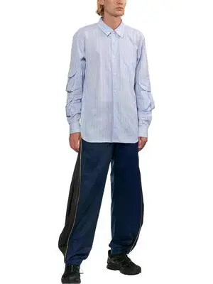 Comme Des Garçons Side Opening Trousers - Blue