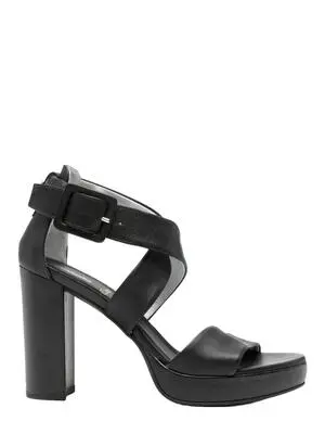 NEROGIARDINI Buckle-fastening Crossover-strap Sandals - Black