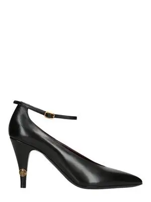 Versace Leather Pumps - Black