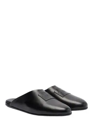 Givenchy Leather Mules - Black