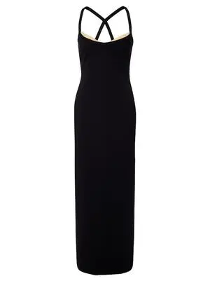 Versace Jersey Bustier Gown - Black