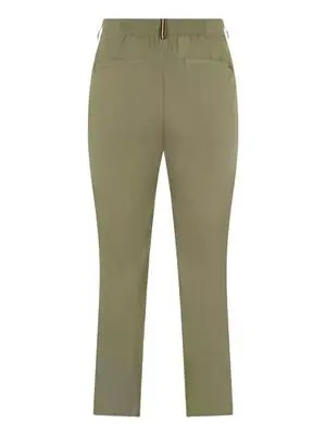 K-WAY Pleated Tapered Trousers - Green