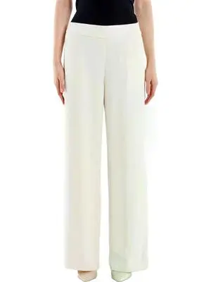 VICOLO Wide-leg Palazzo Trousers - Neutrals