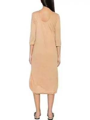 Max & Moi Side-slit Jersey Dress - Neutrals