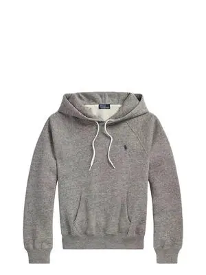 Polo Ralph Lauren Shrunken Fit Fleece Hoodie - Grey