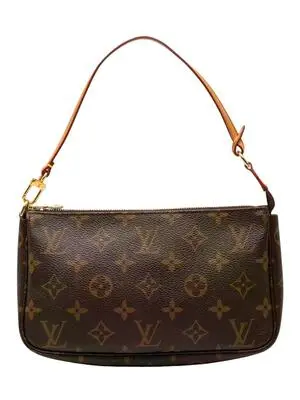 LOUIS VUITTON 2003 Monogram Pochette Accessoires - Brown