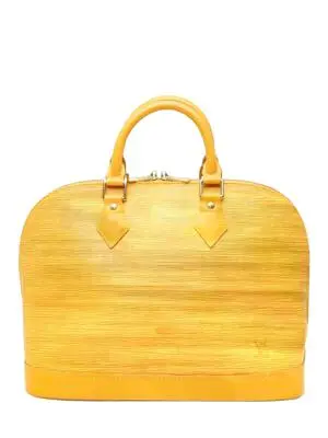 LOUIS VUITTON Epi Alma Pm Handbag - Yellow