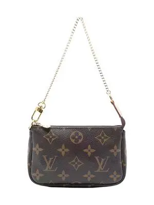 LOUIS VUITTON 2020 Monogram Mini Pochette Accessoires Handbag - Brown
