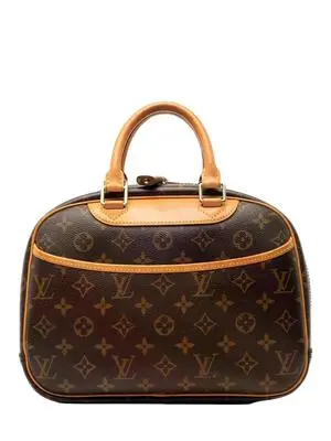 LOUIS VUITTON 2004 Monogram Trouville Handbag - Brown