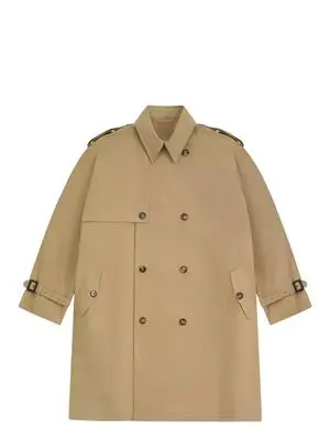 Gosha Rubchinskiy Double-breasted Belted Trench Coat - Neutrals