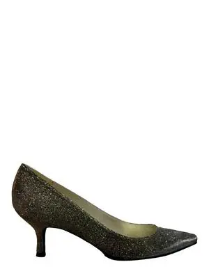 STUART WEITZMAN Power 50 Pointed-toe Pumps - Silver