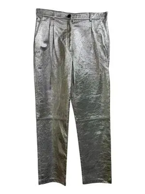 Etro Metallic Tailored Trousers - Silver