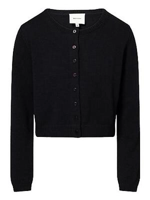 REFORMATION Clara Cotton Knitted Cardigan - Black