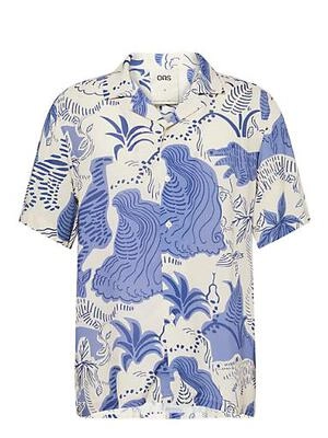 Oas Mystea Rocco Woven Shirt - Blue