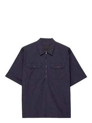 Prada Short-sleeve Cotton Shirt - Blue