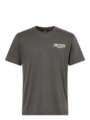 FINISTERRE Logo Workshop Cotton T-shirt - Raven