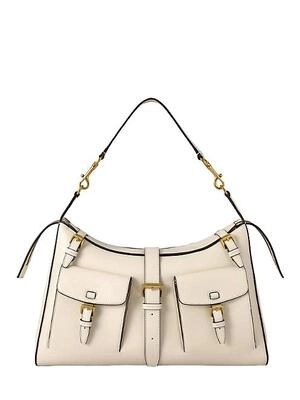 Mulberry Roxanne Leather Shoulder Bag - Eggshell