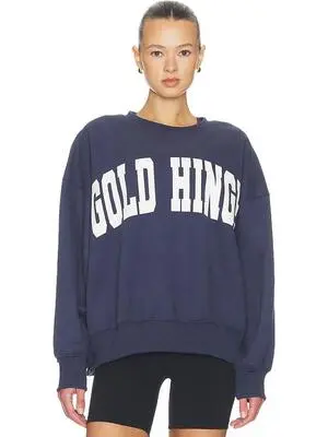 GOLD HINGE Crewneck Sweatshirt - Navy