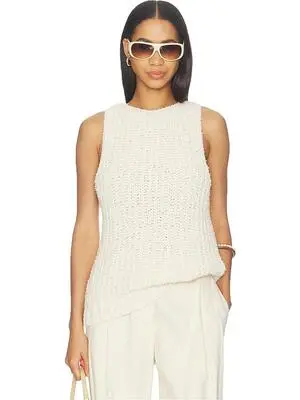 Balmain Cotton Blend Knit Top - Neutral