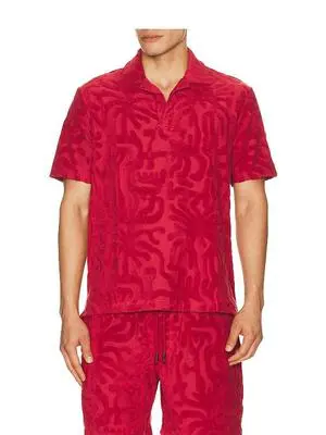 Oas OAS Polo Shirt In Red. Size S. Also Red
