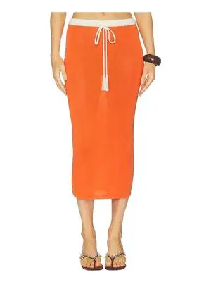 LESLIE AMON Noelle Skirt - Orange