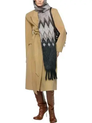 Acne Studios Double-breasted Belted Coat - Neutrals