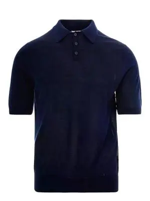 BALLANTYNE Short-sleeved Polo Shirt - Blue