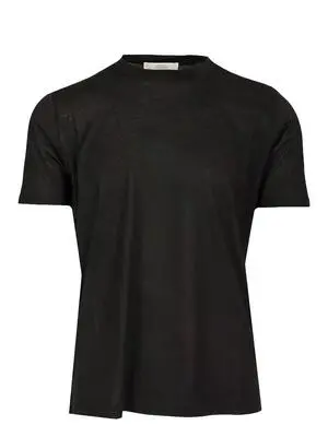 MAURO OTTAVIANI Silk-jersey T-shirt - Black