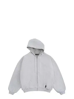 Gosha Rubchinskiy Zip-up Hoodie With Waffle Lining - Grey