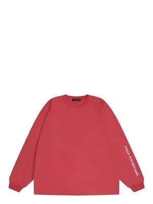 Gosha Rubchinskiy Logo Print Long Sleeve T-shirt - Red