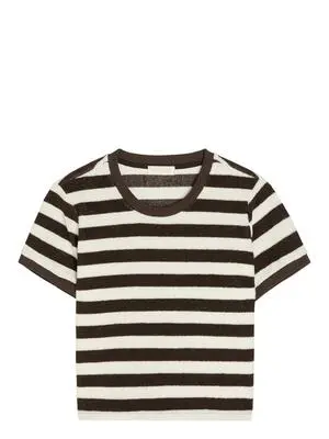 SUZIE KONDI Suzie Kondi Striped Terry T-shirt