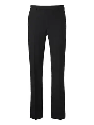 Thom Sweeney Wool Straight Pants - Black