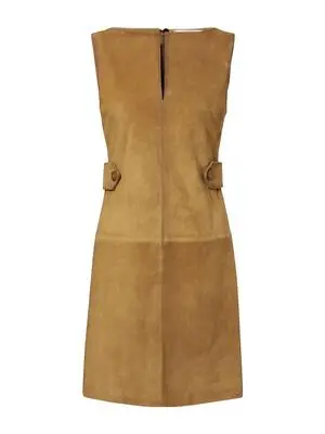 Dorothee Schumacher Suede Minidress - Brown