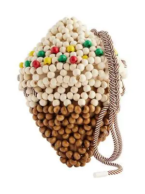 ALEMAIS Gelato Wood-bead Cross-body Bag - Multi