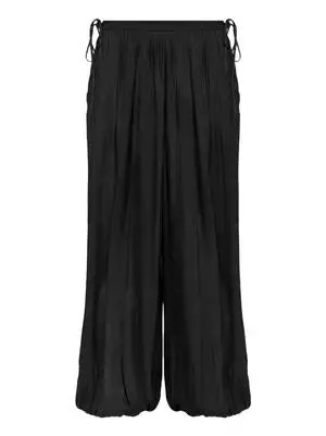 ALLSAINTS Eshe Drawstring Wide-leg Trousers - Black