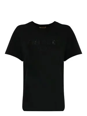 TWINSET Logo Detail T-shirt - Black