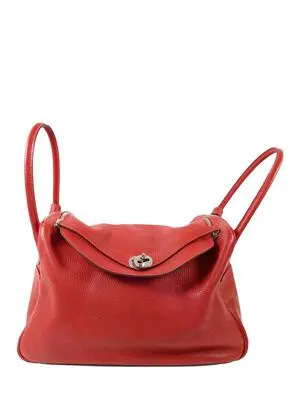 Hermès Hermès 2015 Lindy 34 Shoulder Bag Red