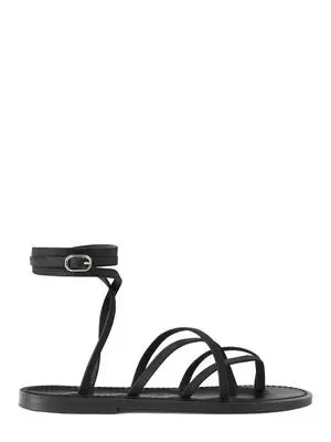 K.JACQUES Zenobie Nubuck Sandals - Black