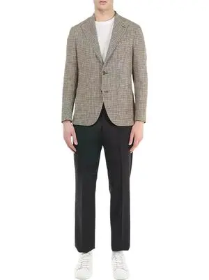AL DUCA D’AOSTA 1902 Tweed Single-breasted Jacket - Neutrals
