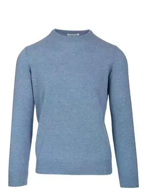 AL DUCA D’AOSTA 1902 Ribbed Trim Sweater - Blue