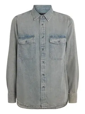 Rag & Bone Denim Twin-pocket Overshirt - Green