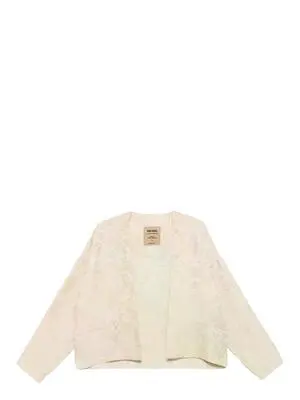 UMA WANG Damask Pattern Jacket - Neutrals