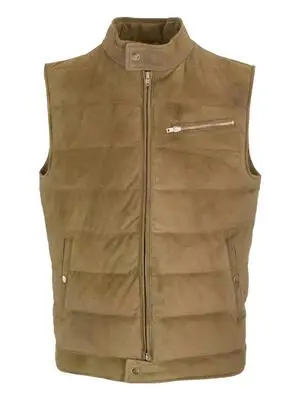 AL DUCA D’AOSTA 1902 Suede Gilet - Neutrals