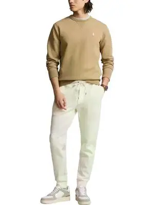 Polo Ralph Lauren Embroidered Logo Crew Neck Sweater - Neutrals