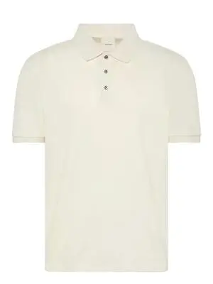 Calvin Klein Logo-embroidered Short-sleeve Polo Shirt - Neutrals