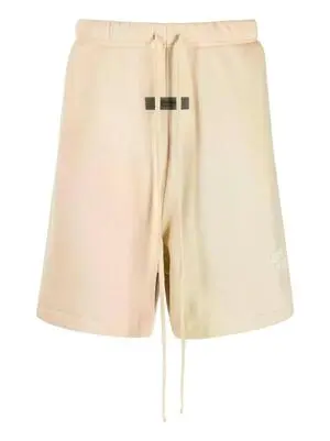 Fear Of God Cotton Blend Drawstring Track Shorts - Neutrals