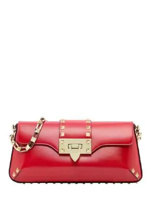 VALENTINO Valentino Garavani Rockstud Calfskin Shoulder Bag