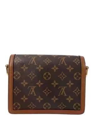 LOUIS VUITTON Louis Vuitton Mini Dauphine Shoulder Bag Neutrals