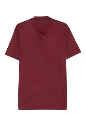 MICHAEL COAL Crew-neck Short-sleeve T-shirt - Red