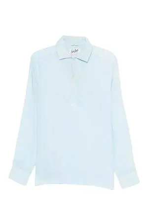 MC2 SAINT BARTH Raphael Long-sleeve Polo Shirt - Blue